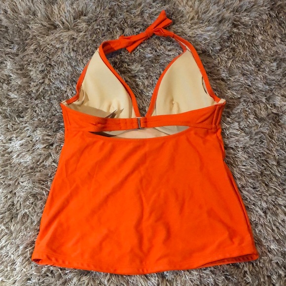 Swim | Nwt Orange Tankini Top | Poshmark
